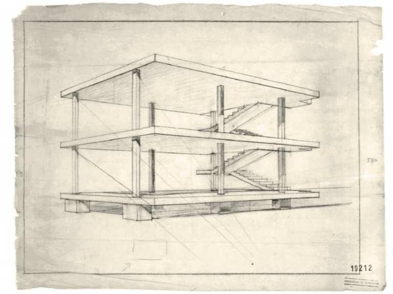 多米诺住宅 Maisons Dom-ino – AWhouse
