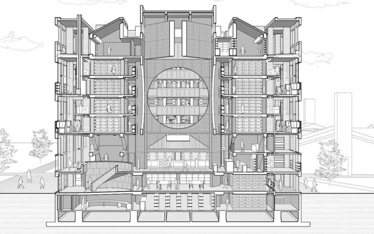 埃克塞特图书馆 Exeter Library – AWhouse