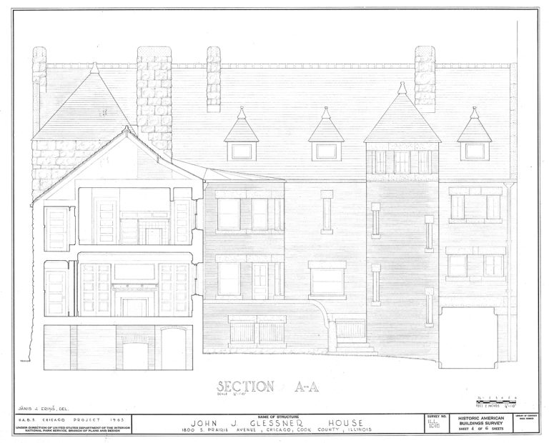 格兰斯勒住宅 Glessner House – AWhouse